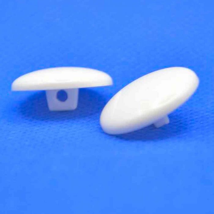 WHITE DOME BUTTONS 7.5mm to 23mm - Nasias Buttons