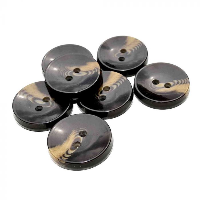 DARK BROWN CHUNKY BUTTONS 34mm - Nasias Buttons